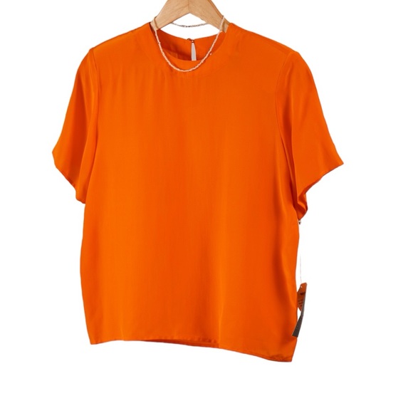 silktime | Tops | Vintage Silk Short Sleeve Top Sizes Small Silk Blouse ...